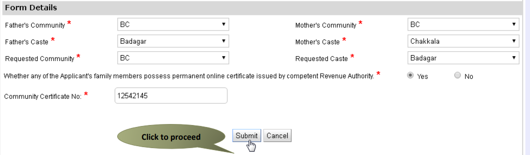 How to apply for a Community Certificate in Tamil Nadu