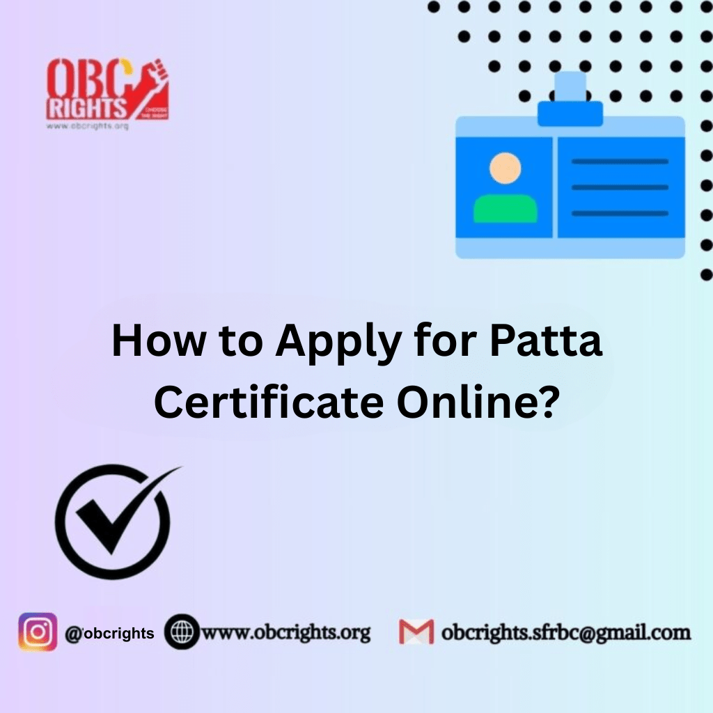 How to Apply for Patta Certificate Online in Tamil Nadu