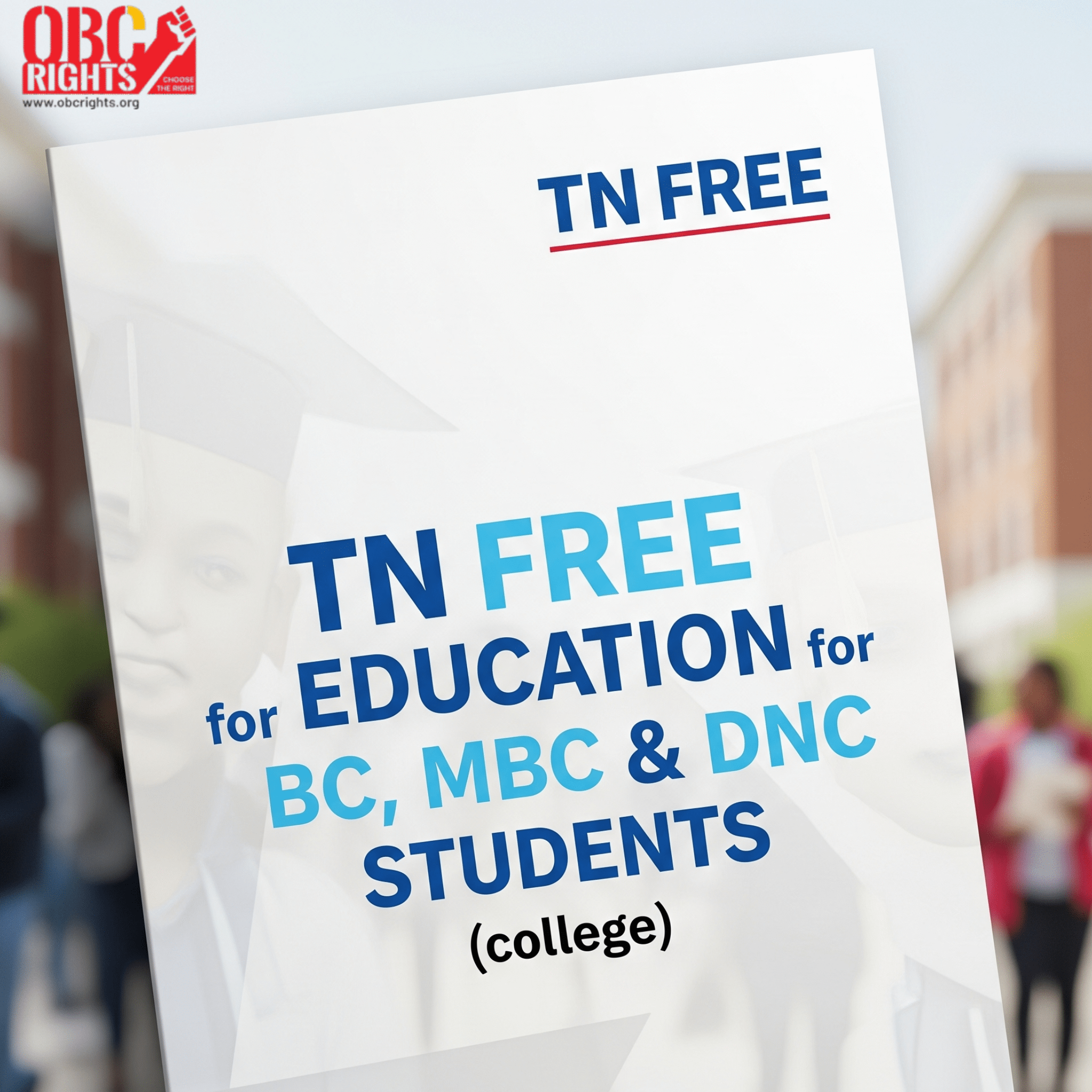 TN Free Education for BC, MBC & DNC Students - obcrights