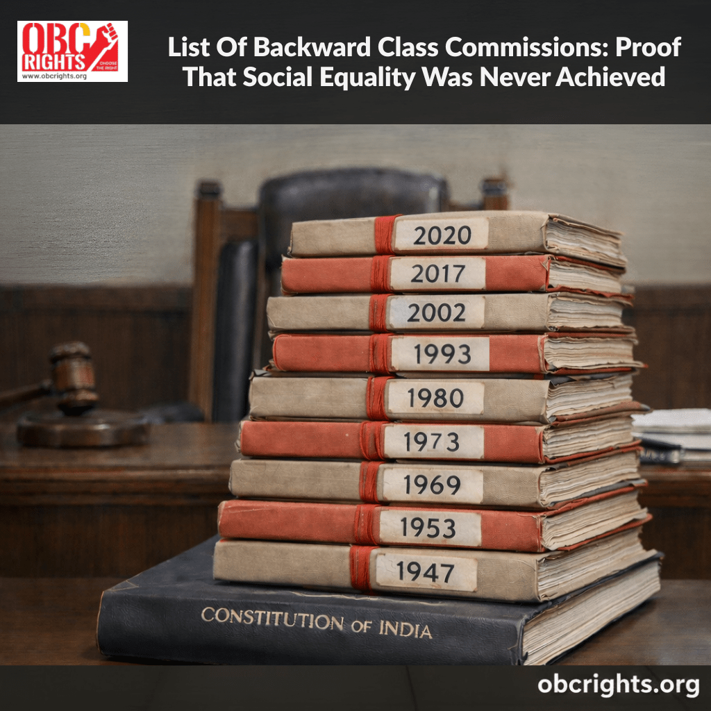 Backward Class Commissions Prove Social Equality Failed